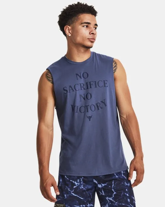 Musculosa UA Project Rock Show Me Sweat para Hombre