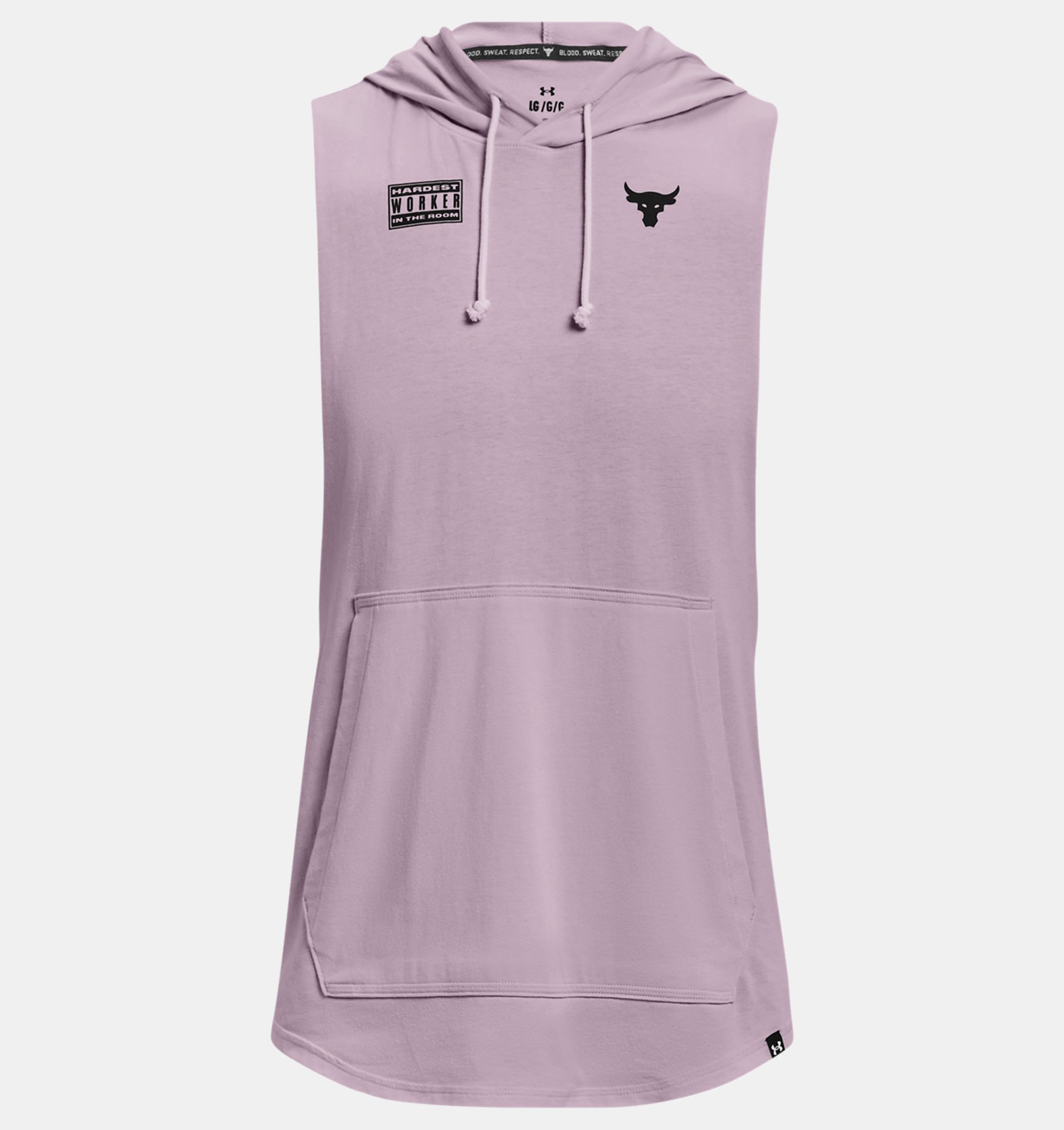 Musculosa con capucha Project Rock Show Your Work para Hombre